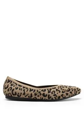 Dream Pairs | Shoes | Dream Pairs Leopard Print Knit Pointed Toe Slipon ...